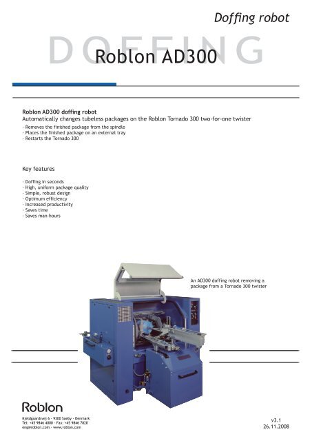 Roblon AD300 - Roblon A/S