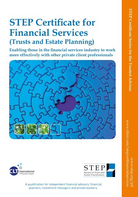 STEP Certificate for Financial Services