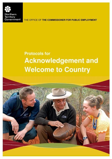 Acknowledgement and Welcome to Country - Office of the ...