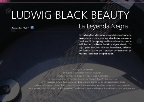 LUDWIG BLACK BEAUTY - Suprovox
