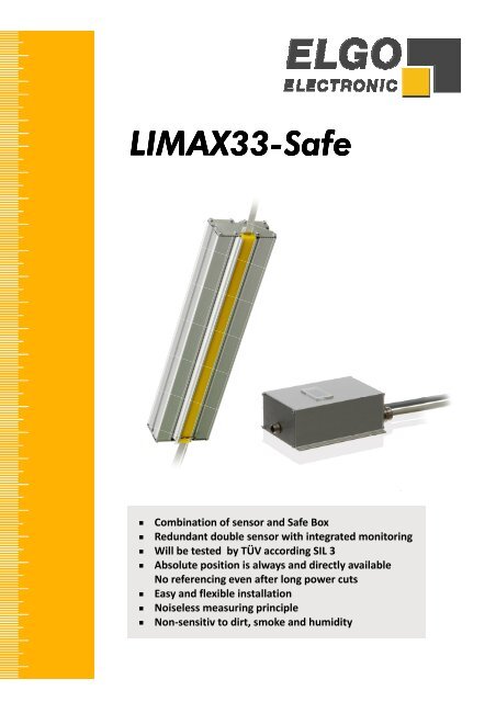 Flyer LIMAX33 SAFE - ELGO Electric GmbH