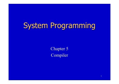 System Programming