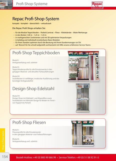 Profi-Shop Fliesen Repac Profi-Shop-System Profi-Shop ...