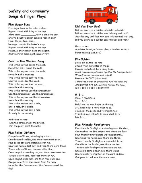 Safety & Community Helpers - Preschool