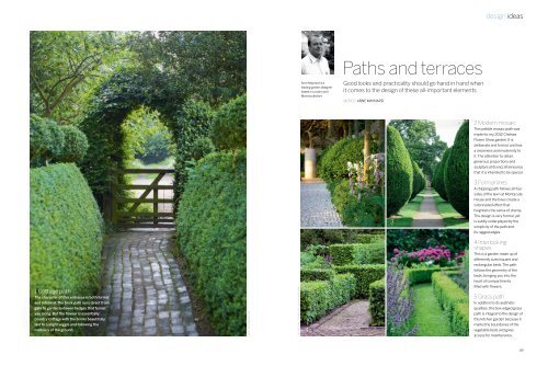 Paths and terraces - Arne Maynard Garden Design