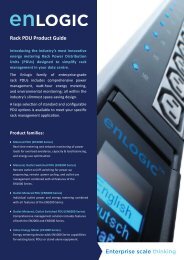 BATTERY RACK SELECTION GUIDE - EnerSys