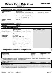 Ecolab - Checkmate - msds - Perth Cleaning Supplies