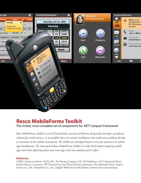 Resco MobileForms Toolkit