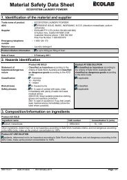 Ecolab - Mantle - msds - Rapidcleanperth.com.au