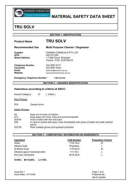 RapidClean Chemical - Tru Solv - msds - Exp Oct 2013.pdf