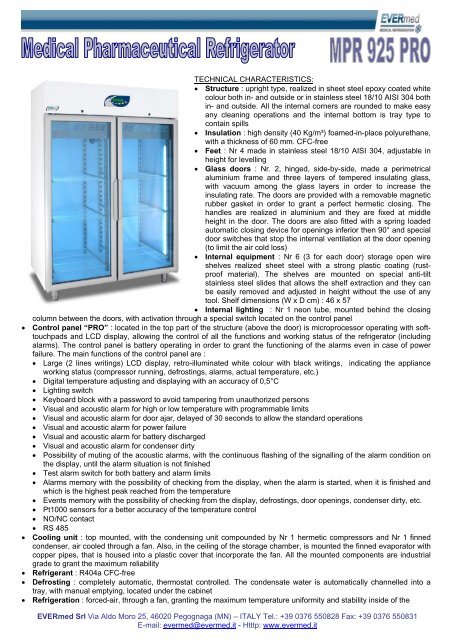 Technical Sheet MPR 925 PRO - bds-cy.com