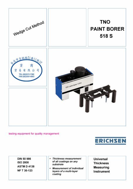 TNO PAINT BORER 518 S