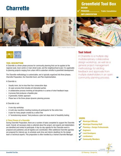 Charrette - The Greenfield Tool Box