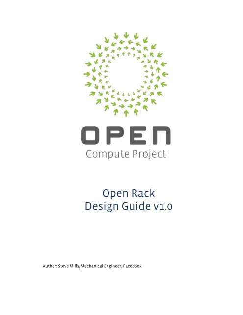 Open Rack Design Guide v1.0 - Open Compute Project