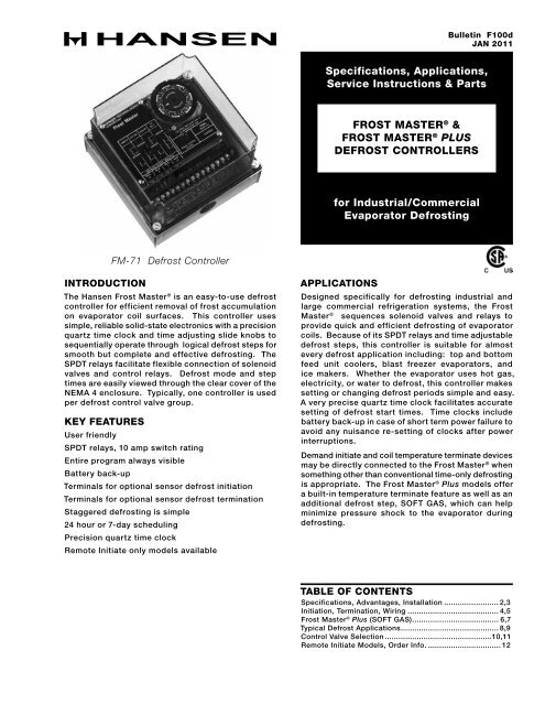 F100d - Hansen Technologies