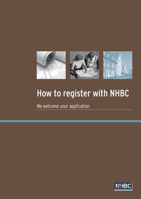 How to register with NHBC - NHBC Home