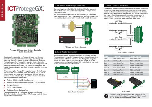 Protege GX Integrated System Controller
