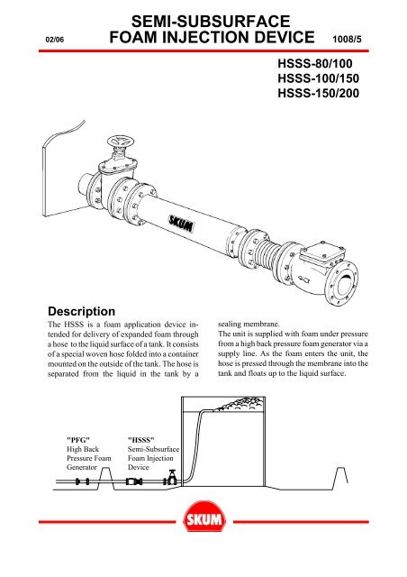 SEMI-SUBSURFACE FOAM INJECTION DEVICE Description