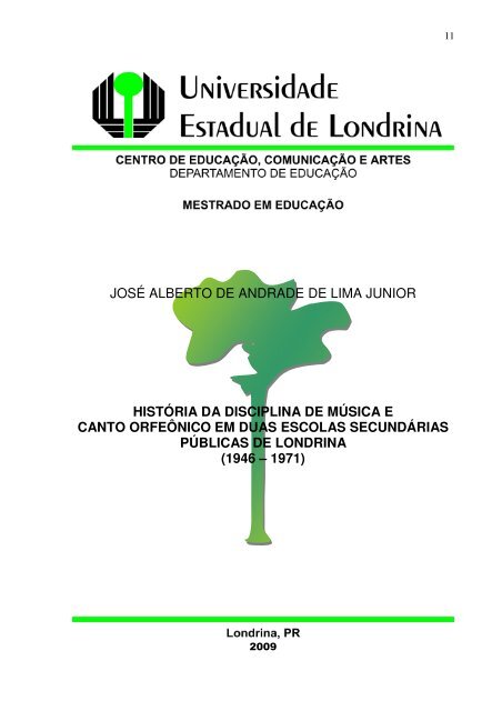 josé alberto de andrade de lima junior história - Universidade ...