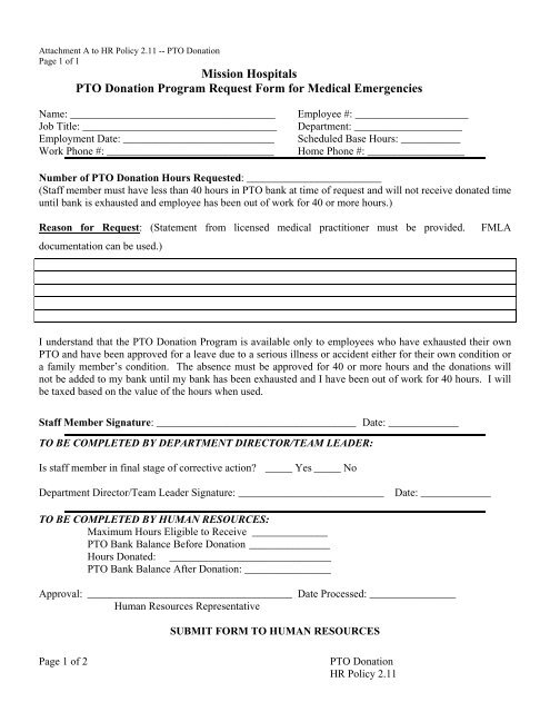 Human Resources Policy and Procedure - Mission Hospital ... Human Resources Policy and Procedure - Mission Hospital ...