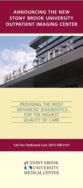 Imaging Center Brochure - University Physicians