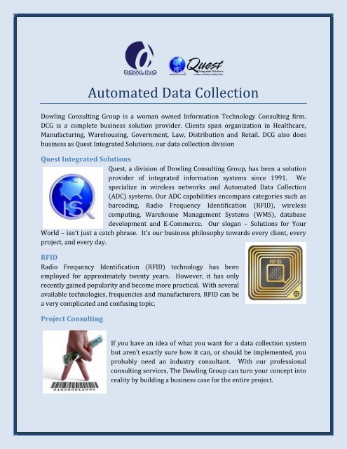 Automated Data Collection