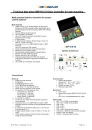 Door control unit XMP-K32