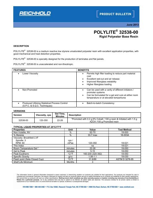 POLYLITE 32538-00.pdf - Reichhold