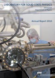 Laboratory for Solid State Physics - ETH ZÃ¼rich