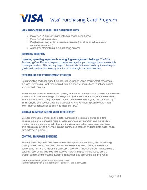 Purchasing Card Approval Process