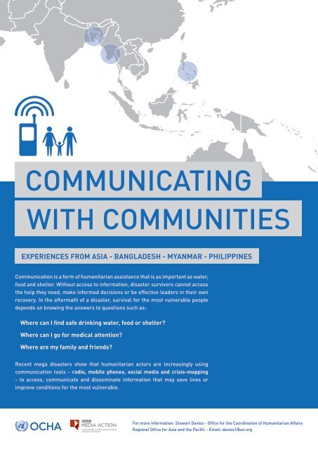 Communicating with Communities Infographic Regional