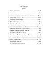 ViViD Software Suite Manual - Optec Displays