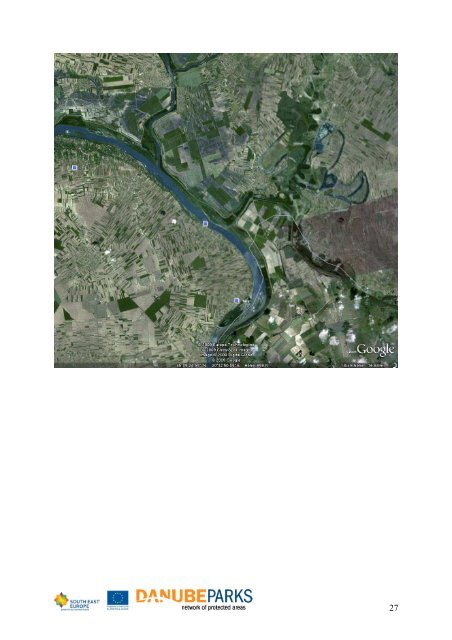 Overview Google Satellite Pictures of Danube River - DANUBEPARKS