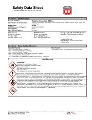 Safety Data Sheet - aviation fuel, aircraft fuel, avgas, 100ll ...
