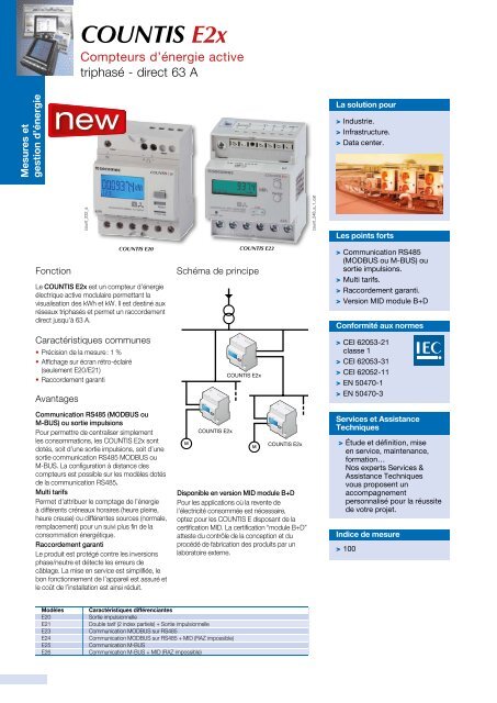 COUNTIS E2x - Socomec