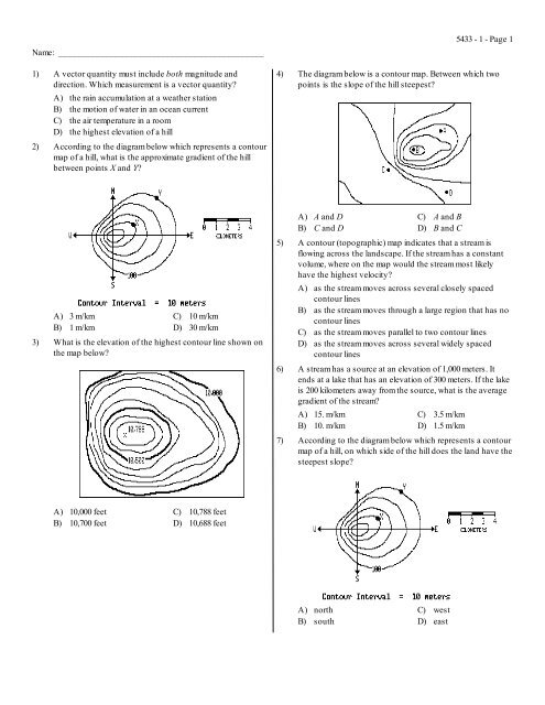 Name - Earth Science Regents Review