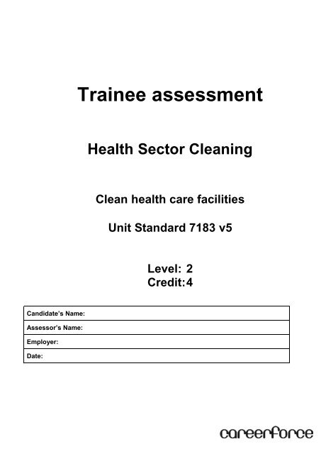 Trainee assessment - Careerforce