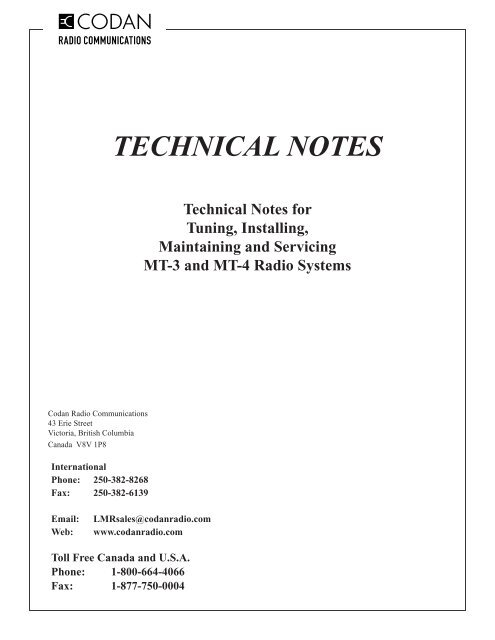 TECHNICAL NOTES