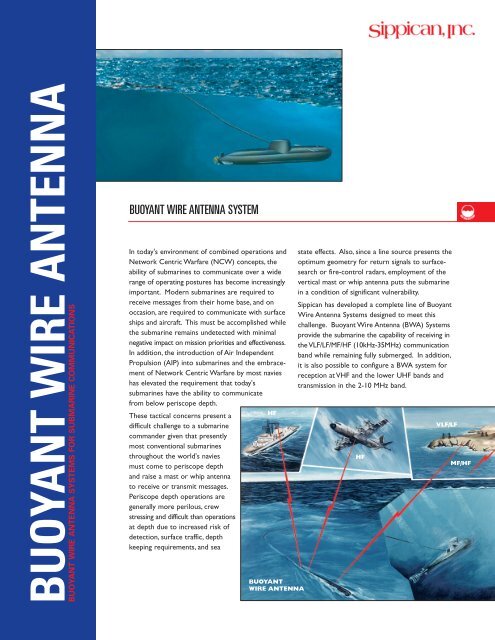 BUOYANT WIRE ANTENNA BUOY