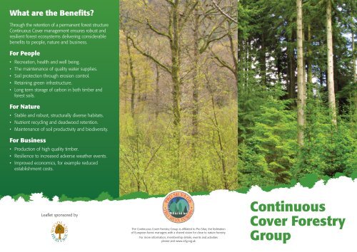 view_our_brochure - Continuous Cover Forestry Group