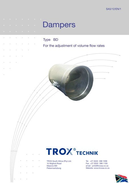 BDQ Damper - TROX