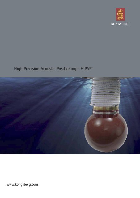High Precision Acoustic Positioning â HiPAPÂ® - Kongsberg Maritime