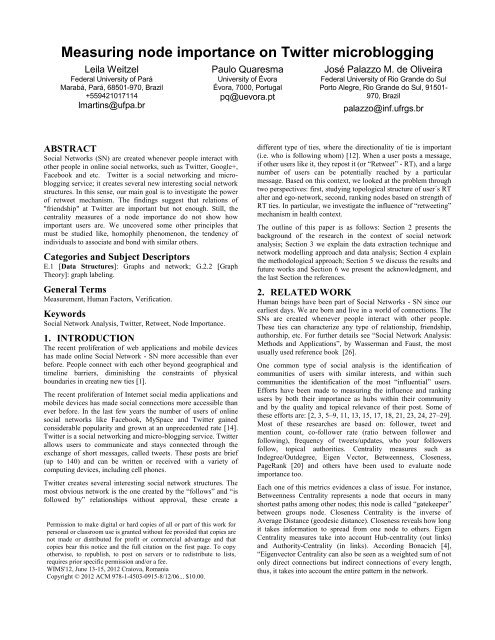 Proceedings Template - WORD