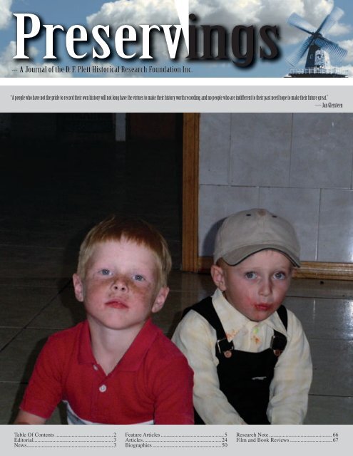 Preservings - Plett Foundation