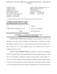 Entry of Appearance/Withdrawal of Attorney