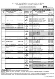 2013 kcse examination timetable instructions & guidelines