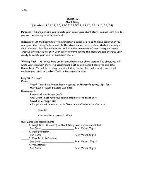 Short Stories In English For Class 9 V rias Classes