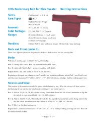 Guideposts Knit for Kids Sweater Crochet Instructions ... - World Vision