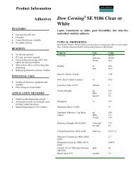 Dow Corning Technical Datasheet Template - Univar