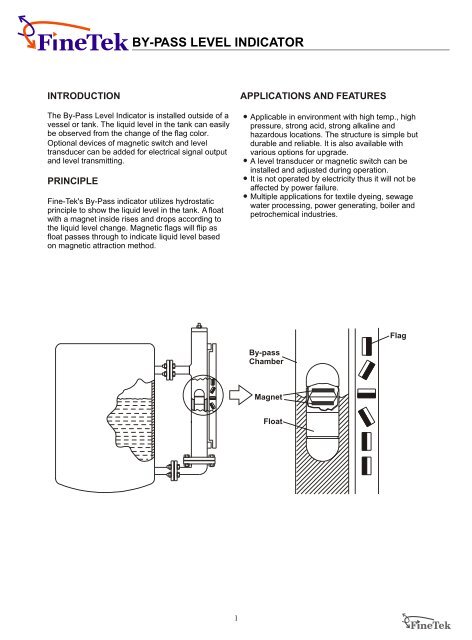 BY-PASS LEVEL INDICATOR